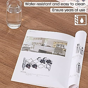 PHI VILLA Coffee Table - Modern Coffee Tables with Storage for Living Room Shelf 2 Tiers, Farmhouse Coffee Table Set