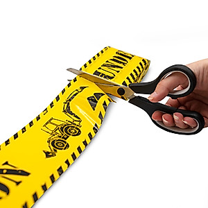 TORXGEAR KIDS Under Construction Party Decoration - Construction Birthday Party Supplies - Construction Party Favors - for Kids Construction Theme Birthday Party - Kids Room Decorations - 95' Roll