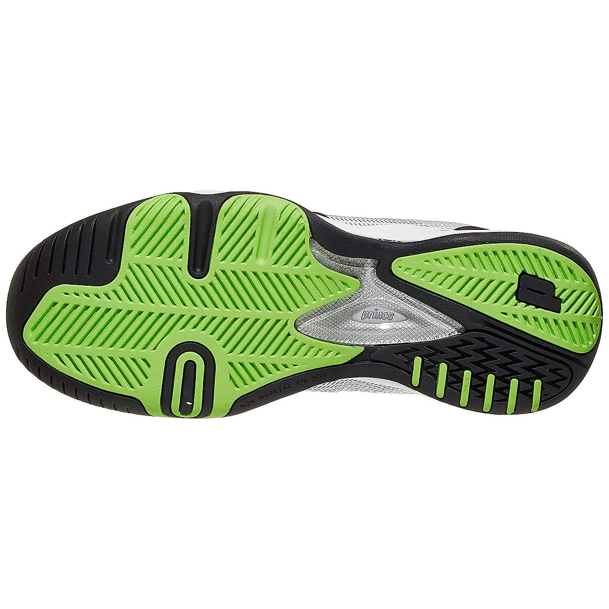 Prince T22.5 White/Green/Black Men's 10.0