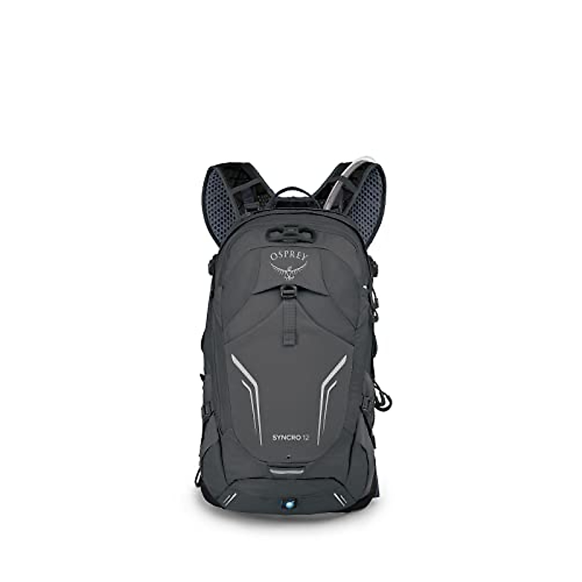 Osprey Syncro 12L Men's Hiking Backpack with Hydraulics Reservoir, Coal Grey, One Size