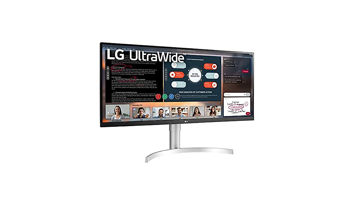 LG 34WN650-W UltraWide Monitor - Elevate Your Work Space