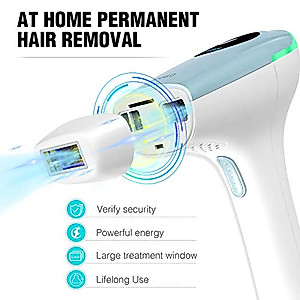 Laser Hair Removal Permanent, IMENE Painless IPL Hair Removal - Ideal for Women & Men Bikini, Legs, Arms, Armpits Hair Remover - Uses Most Effective IPL Technology (Intense Pulsed Light) Blue