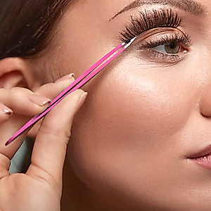 Tweezers for Eyebrows,Blinkeen 2 Pack Tweezer Set,Precision Tweezers for Ingrown Hair/blackhead/craf/splinter,Professional Eyebrow Tweezers.