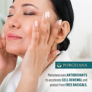 Porcelana Daytime Hydration Cream For Face & Body [Updated Formula] - Fades Dark Spots & Evens Skin Tone - For Sun & Age Spots, Acne Scarring, Melasma & Discoloration - Antioxidant Moisturizer (3 oz)
