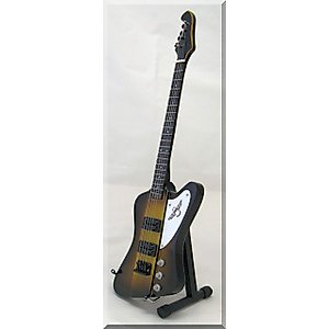 IZZI Nikki Sixx Miniature Guitar Bass Thunderbird