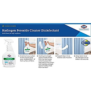 CloroxPro Healthcare Hydrogen Peroxide Cleaner Disinfectant Spray, Healthcare Cleaning and Industrial Cleaning, Clorox Disinfecting Spray, 32 Ounces - 30828