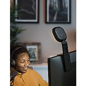 viozon Glow LED Streaming Light, Rechargeable Portable, Video Conference Light, Angle&Brightness&Color Temp Adjustable, 3000k-7200k,CRI≥90, Suitable for Monitor, Laptop, Zoom,Broadcast,Vlog