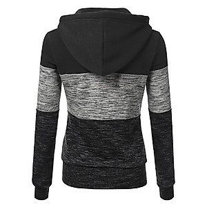 DOUBLJU Lightweight Thin Zip-Up Casual Hoodie Jackets for Womens with Plus Size