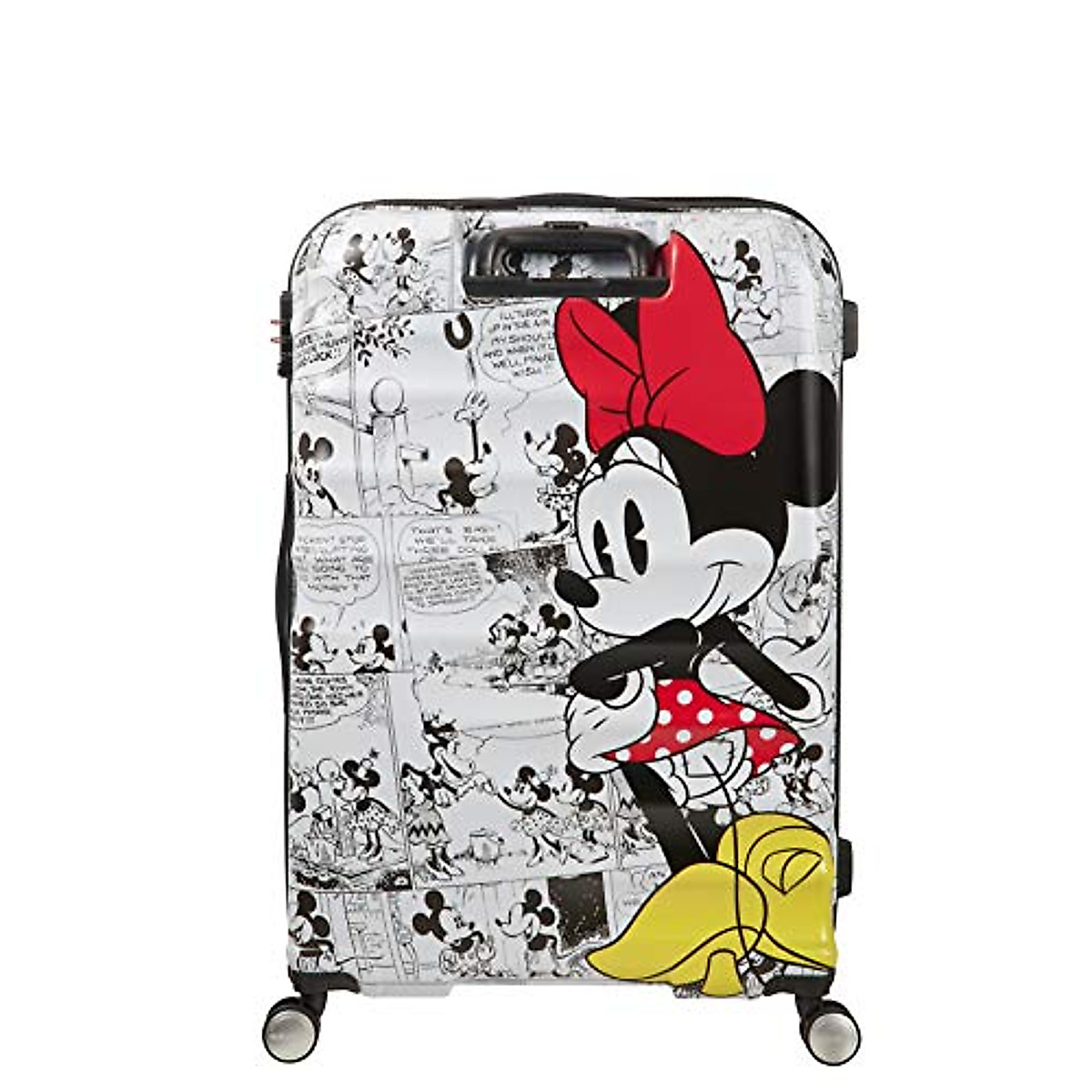 American Tourister Spinner L (77 cm-96 L), White (Minnie Comics White)