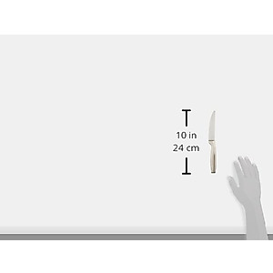 Gourmet Settings Steak Set of 4, Stainless Steel Serrated Knives Dishwasher Safe/Rust Proof Dinner Cutlery Blade, Professional Kitchen Knife Set