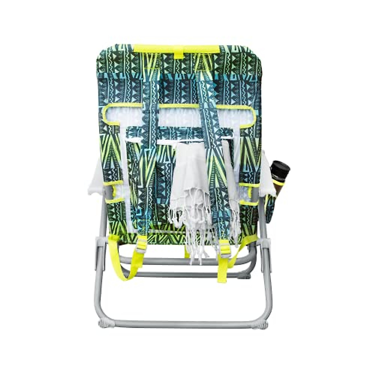 Hurley Standard Backpack Beach Outdoor Chair, One Size, Lime