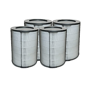 Nispira 112180 Replacement Filter N For Winix Air Purifier NK100, NK105, QS HEPA Activated Carbon, 4 Packs