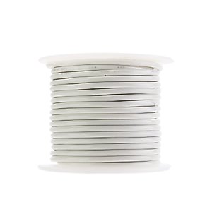 Remington Industries 12STRWHITHHN100 12 AWG Gauge Stranded THHN Building Wire, 600V, 100' Length, White