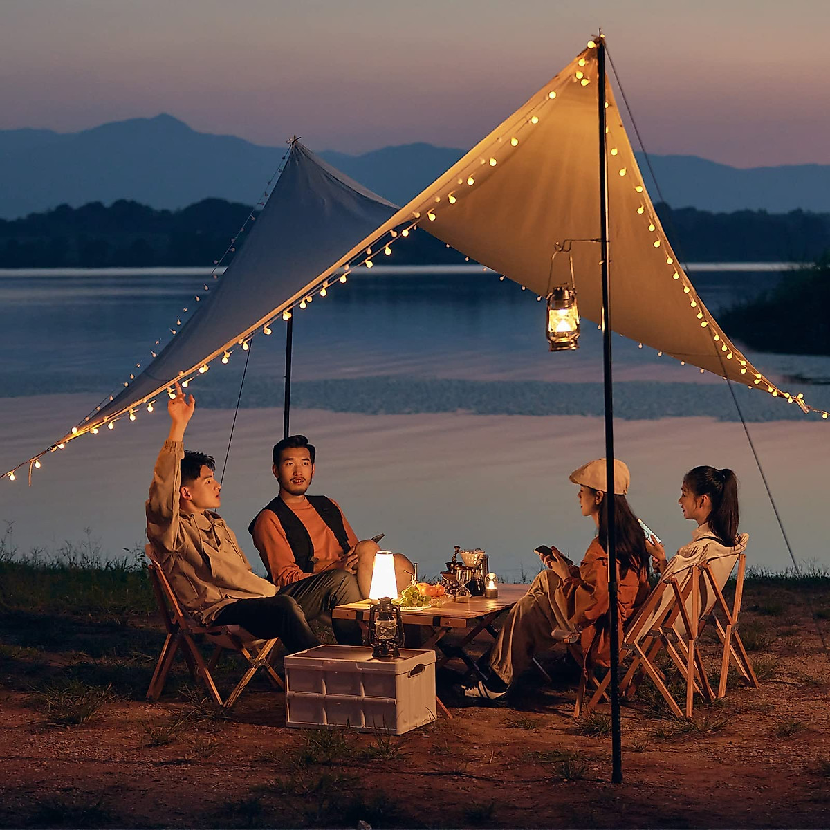 NW String Lights Poles for Outdoors 1pc 2pc Suitable for Gardens terraces Birthday Parties Wedding Parties