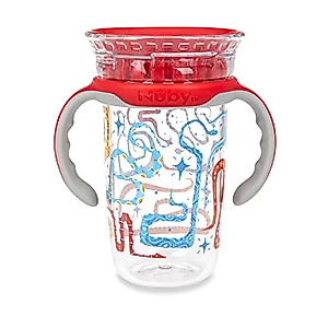 Nuby 2-Handle 360 10 oz Tritan cup, Colors/Prints May Vary