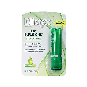 Blistex Lip Infusions Soothe Lip Moisturizer 0.13 Ounce (3 Pack)