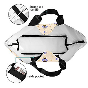 ASYG Queen Shoulder Bag Women Girls Bags Storage Handle Shopping Bag Portable Cute Bag