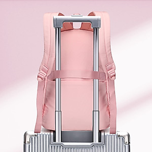 Caran·Y Kids Backpack Girls and Boys Classic School Backpack Light Weight Two Size Multi-pocket Pink