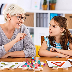 Deamos 6 Sided Dice Set 10 Colors Transparent Acrylic Dice for DND, MTG, RPG, Tenzi, Yahtze, Bunco, Table Borad Games, Math Teaching (100)