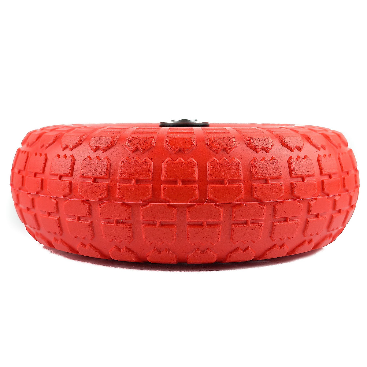 NK WFFOR10 Heavy Duty Solid Rubber Flat Free Tubeless Hand Truck/Utility Tire Wheel, 4.10/3.50-4" Tire