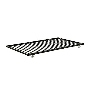 DHP Universal Metal Trundle Frame with Locks, Fits Most Twin Size Daybeds, Black