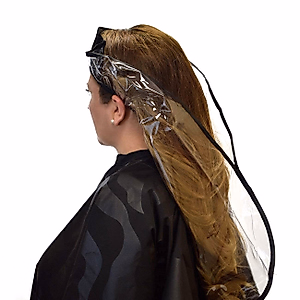 Betty Dain Hair Funnel and Adult Bib - Use for Upright Position Washing/Shampooing, Comfortable Alternative for Elderly, Handicapped, or Individuals with Neck Problems