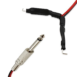 Tattoo Clip Cord, Professional Tattoo Clip Cord Rubber Tattoo Clip Line with Mono Plug Soft Wire for Tattoo Machines Tattoo Power Tattoo Kits Supply …