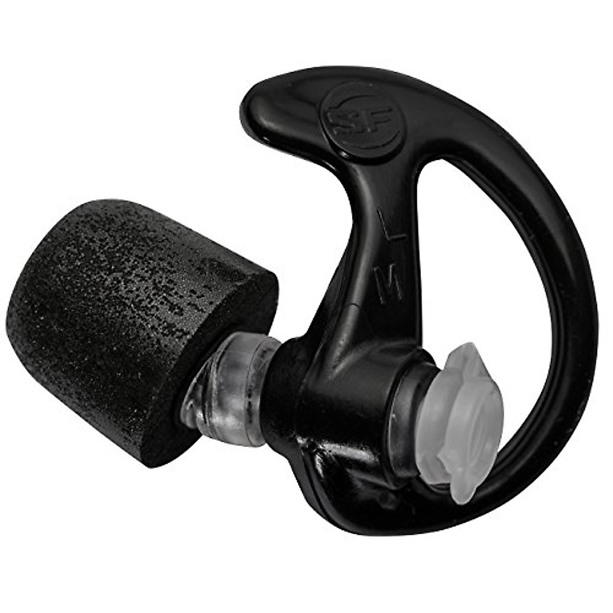 SureFire EP7 Sonic Defenders Ultra filtered Earplugs w/ Comply Canal Tips, reusable, Black, Medium