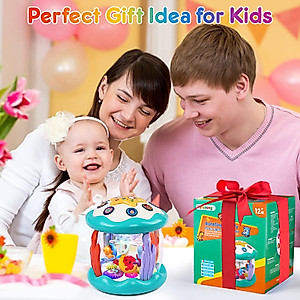 Baby Toys 6 to 12 Months Animal Rotating Light Up Toys for 1 Year Old Boy Musical Toys for Toddlers 1-3 Tummy Time Toys for 3 6 8 9 10 12 18 Months Infant Birthday Xmas Gift for 1 Year Old Boys Girls