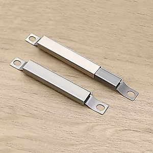 6PCS Crossover Tube Adjustable 130mm- 210mm Stainless Steel Pipe Burner Tube Replacement Parts for Most Grills Compatible with Kenmore Thermos