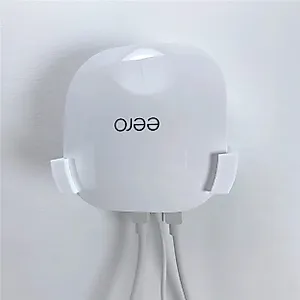 Wall Mount Bracket Holder for Eero Mesh Wi-Fi Router/Extender Holster Style White