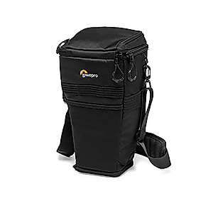 Lowepro ProTactic TLZ 75 AW DSLR toploader - Expand to Hold up to 24-70mm f/2.8 and Lens Hood with Portrait Grip - Camera Gear to Personal belongings - for DSLR Like Canon 5D, Black - LP37279-PWW