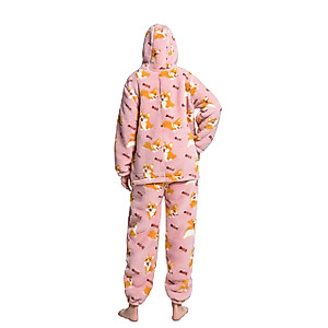 Nousion Licorne Unisex Adult Onesies Pajamas, Cosplay Christmas Sleepwear Onesies Outfit