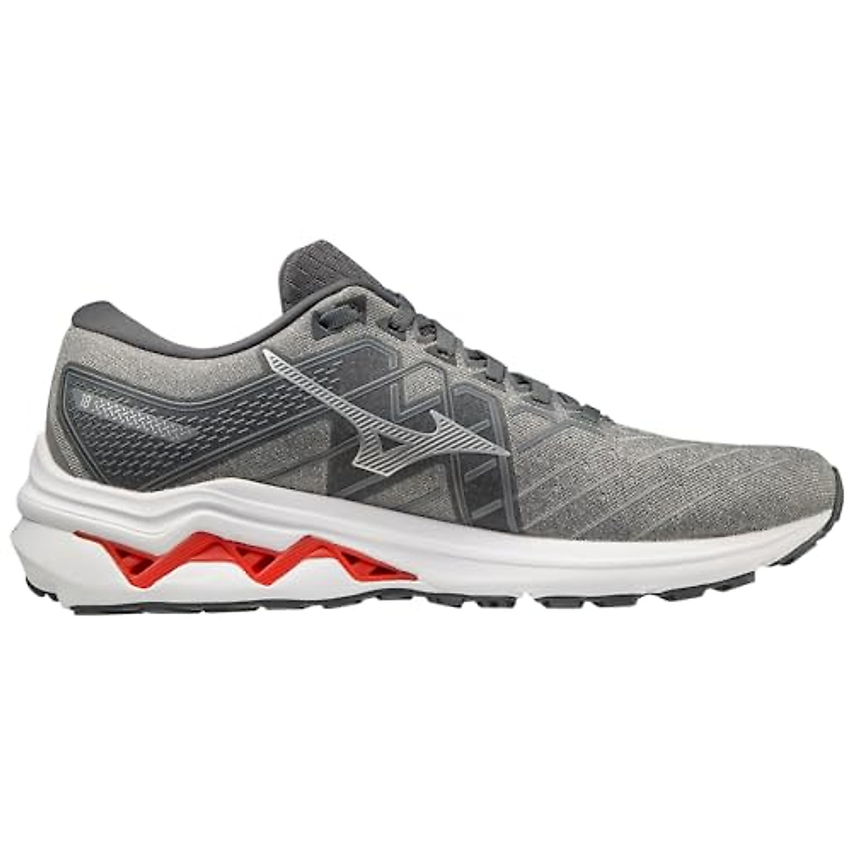 Mizuno Men’s Wave Inspire 18 Running Shoes, Ultimate Grey-Silver, 10.5