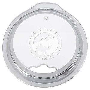 Replacement Polar Camel Clear Lids for 12-Ounce/16-Ounce Stainless Steel Coffee Mug Stemless Wine Tumblers Polar Camel Sliding Closing Lid (Open Lid)