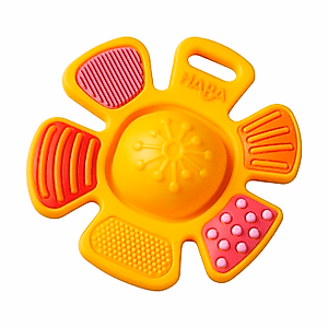 HABA Popping Flower Silicone Clutching & Teething Toy