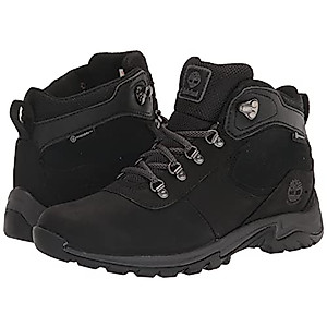 Timberland womens Mt. Maddsen Mid Leather Waterproof Hiker Hiking Boot, Black Nubuck, 8 US