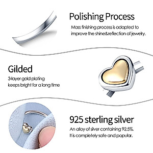 KUNSIR 925 Silver Rings for Women Cubic Zirconia Ring Rings for Women Sterling Silver Rings Wedding Band Rings Gift Ring Sterling Silver Rings Size 7-9