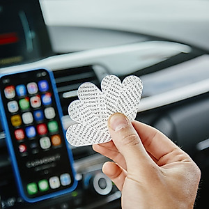 CARMOUNT Nano Stickers Kit - Reusable Adhesive for Car Dashboard Mount, 5X Nano Stickers - Removable, Secure Hold, Easy Installation, Strong Adhesive