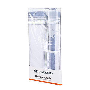 Dockers Men's 6 piece hankie fashion pack,Plaid,One Size