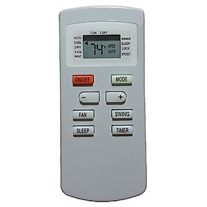 YING RAY Replacement for Soleus Air GREE Air Conditioner Remote Control for Model KY-80 KY-80G (Display in Fahrenheit)