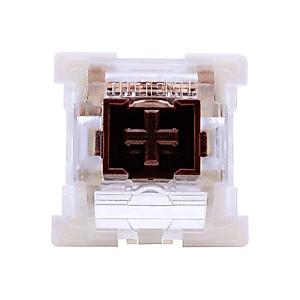 Outemu (Gaote Brown Switches 20 Pack, 3-Pin Tactile 50gf Dustproof RGB Key Switches - Gateron and Cherry MX Equivalent DIY Replaceable for Mechanical Gaming Keyboard
