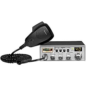 Cobra 25LTD Professional CB Radio - Emergency Radio, Travel Essentials, Instant Channel 9, 4 Watt Output, Full 40 Channels, 9 Foot Cord, 4 Pin Connector