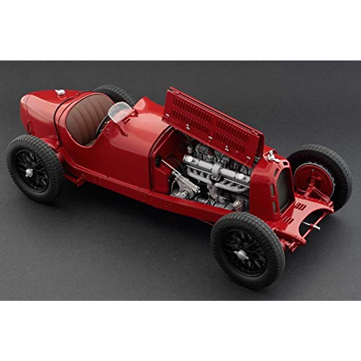 Italeri 510004706 1:12 Alfa Romeo 8C 2300 Monza Nuvolari Building, Stand Model Making, Crafts, Hobby, Gluing, Plastic Kit, Detailed, Unvarnished