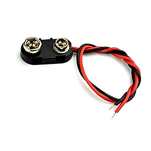 4 x 1.5V (6V) AA Battery Holder 9V I Type Snap Connector Plastic Housing （3+3） Pcs