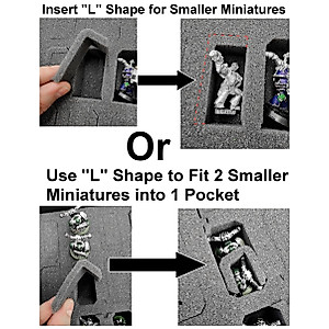 Case Club 123+ Miniature Figurine Hard Shell Carrying Case - Fits Warhammer 40k, DND, Battletech, Citadel & More! This Tabletop Army Travel & Storage Case Will Organize Your D&D and Warhammer 40k Set