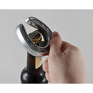 Arthur Court Designs Aluminum Western Lucky Horseshoe Bottle Opener 3 inch Long
