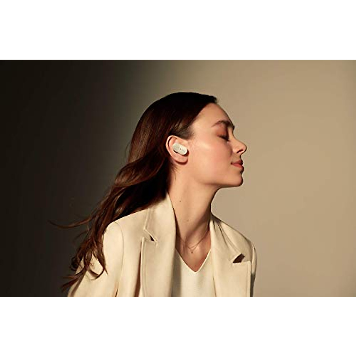 Sony Industry Leading Noise Canceling Truly Wireless Earbuds Compatible with Alexa Voice Control, Silver - Worldwide Version