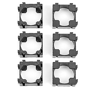 100Pcs Li-ion Battery Holder Stand Cylindrical Battery Pack Bracket Safety Anti Vibration Plastic Case Box