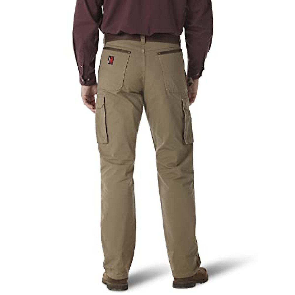 Wrangler Riggs Workwear mens Ranger work utility pants, Bark, 32W x 34L US